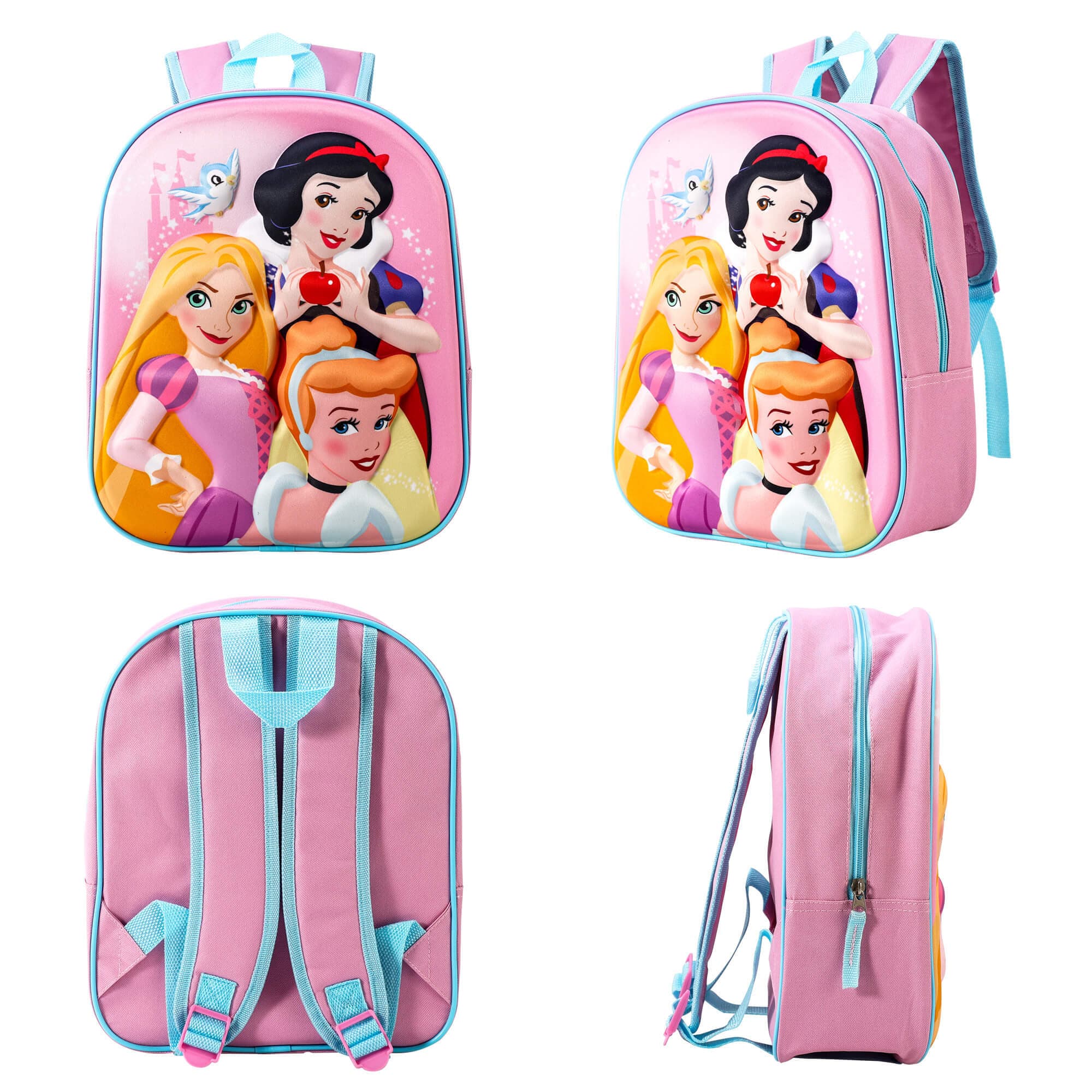 Disney Princess 3D Backpack Rucksack - KeepEmQuiet
